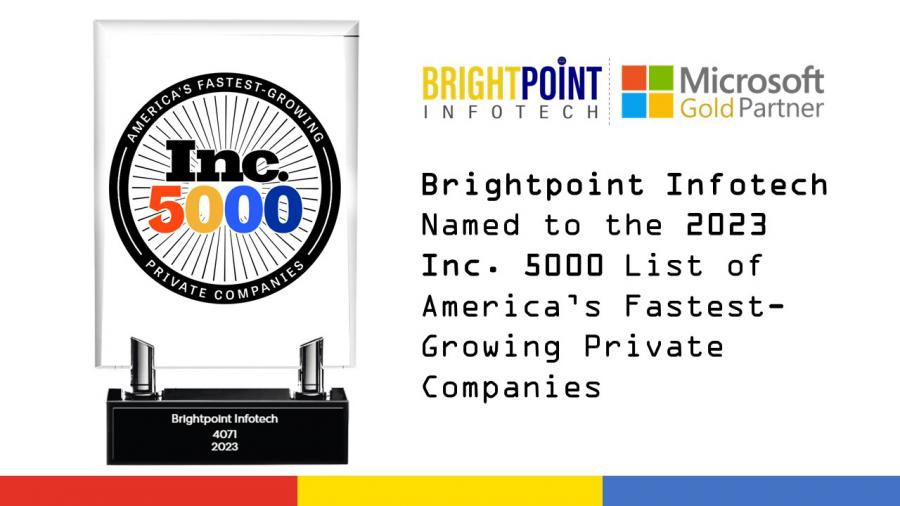 Brightpoint Infotech, Global Microsoft Dynamics Partner Named to the ...