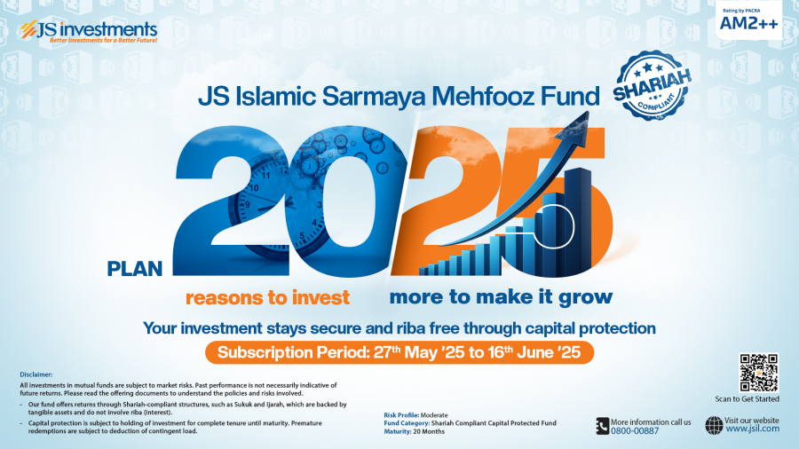 JS Investments Launches New Shariah-Compliant Capital Protected Fund ...