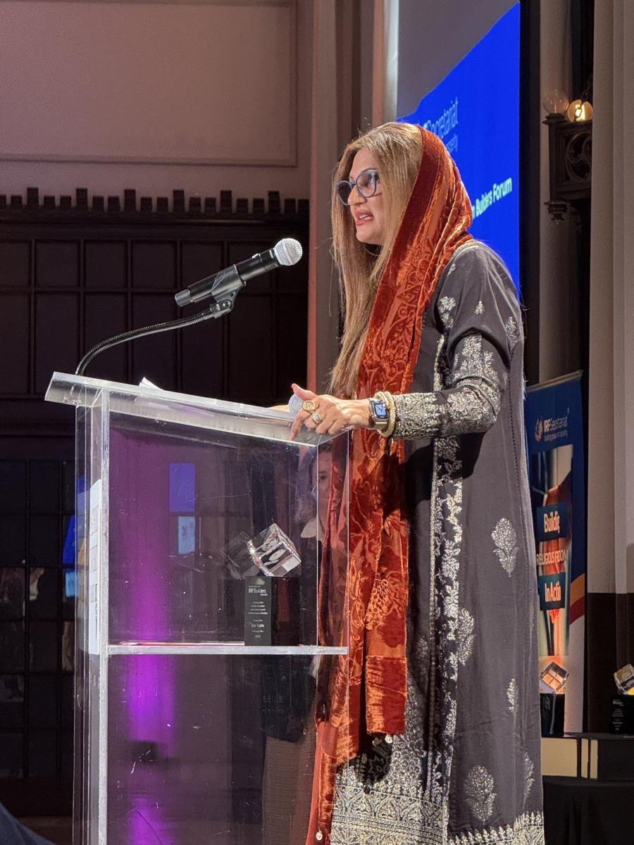 Anila Ali Honored with International Religious Freedom (IRF) Builders ...