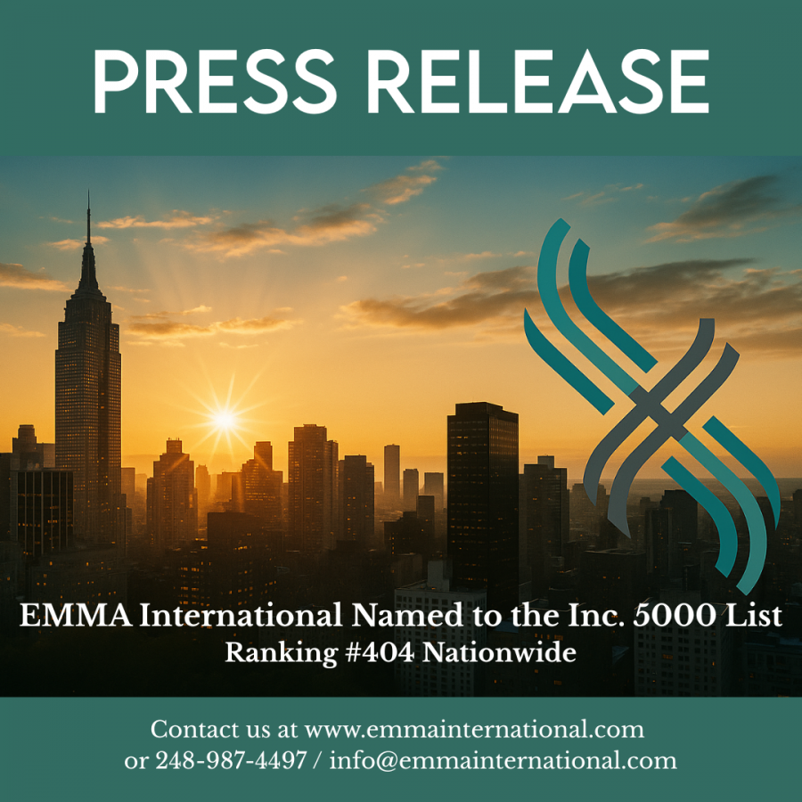 EMMA International Consulting Group, Inc. Named to the 2025 Inc. 5000 ...