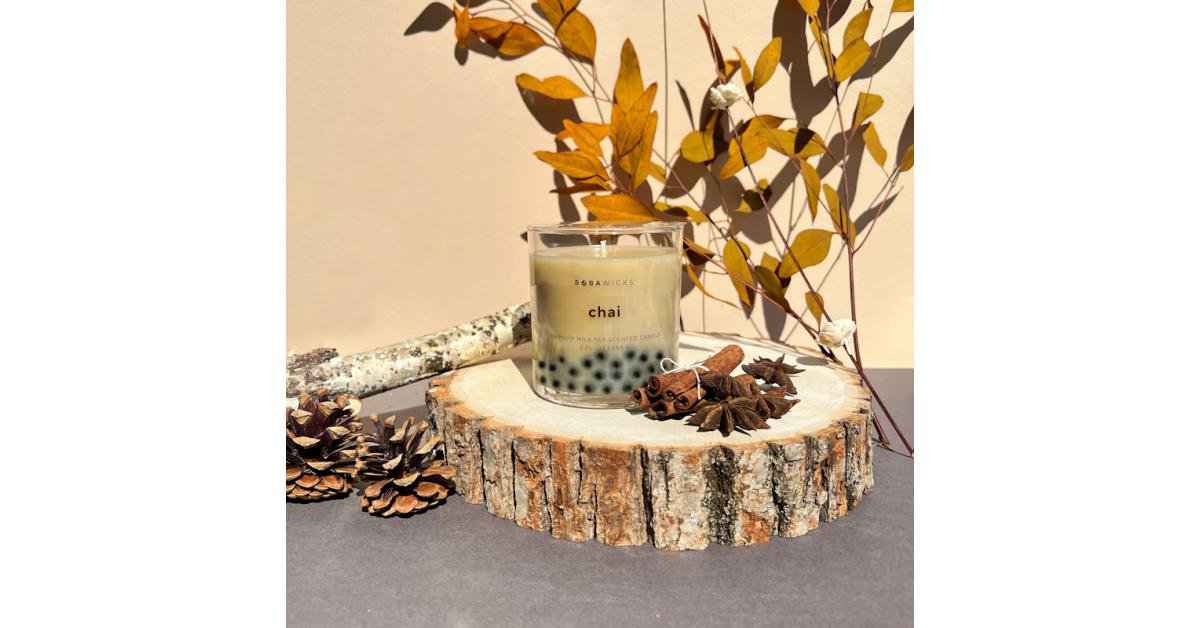 BobaWicks Launches Selection of Fall-Inspired Boba Candles