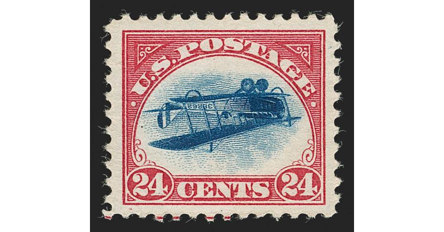 Rare Inverted Jenny Stamp Sells for Record Price of $2 Million at Auction
