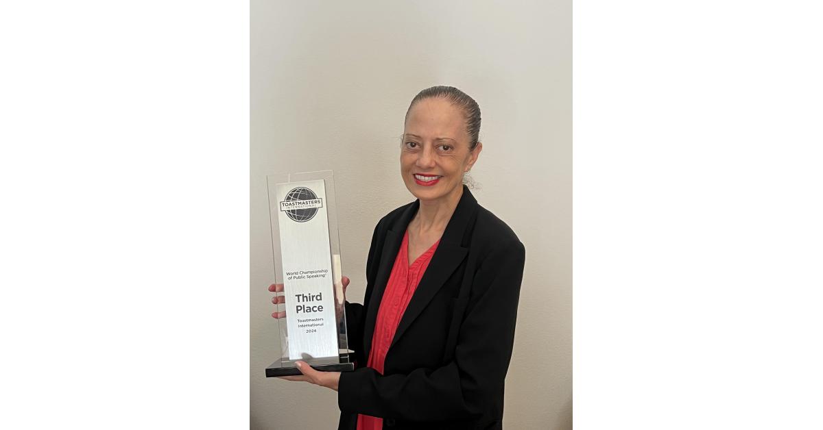 Toastmasters Celebrates World Champion in Public Speaking