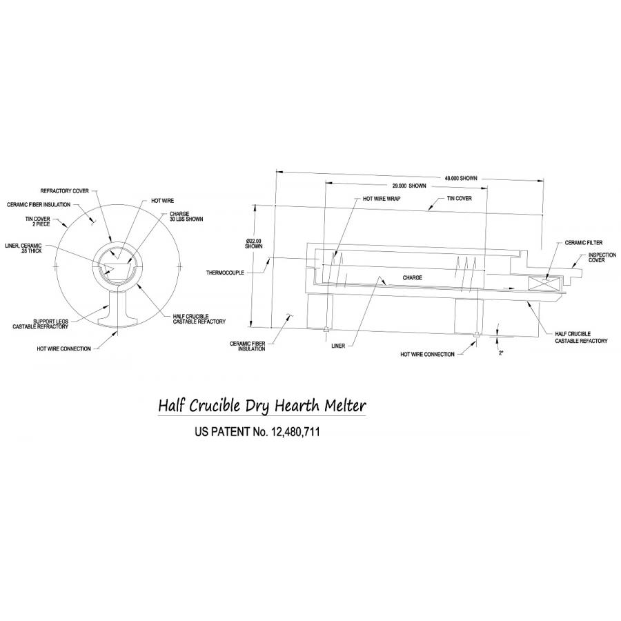 Tampa Trike Awarded U.S. Patent for Half Crucible Dry Hearth Melter ...