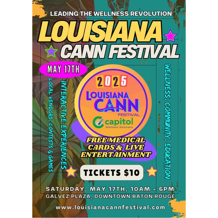 3rd Annual Louisiana Cann Festival Returns May 17 with International ...
