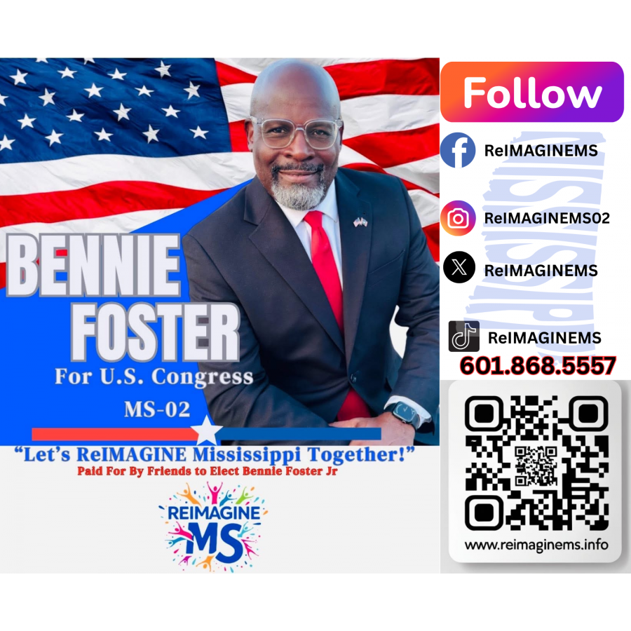 Bennie Foster Jr. Launches 'ReIMAGINE Mississippi' Initiative to Engage ...
