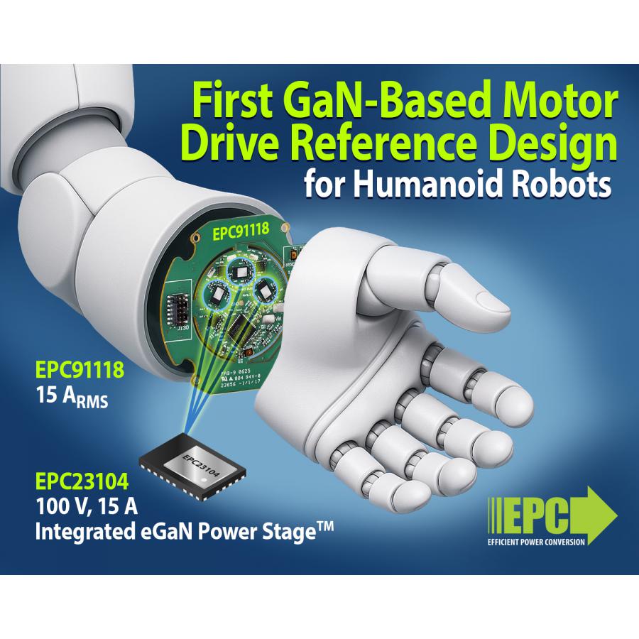 First GaN-Based Motor Drive Reference Design for Humanoid Robots ...